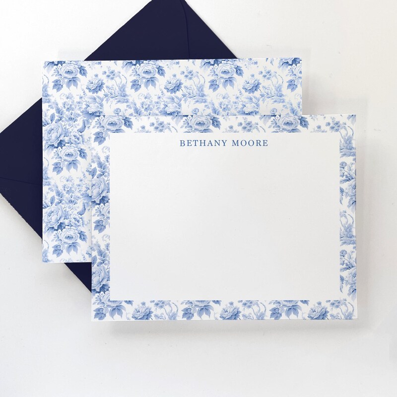 Toile Stationery - Etsy