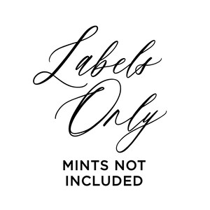 Mint to Be Andes Chocolate Mint Sticker - Wedding Favor Sticker - Mint ...