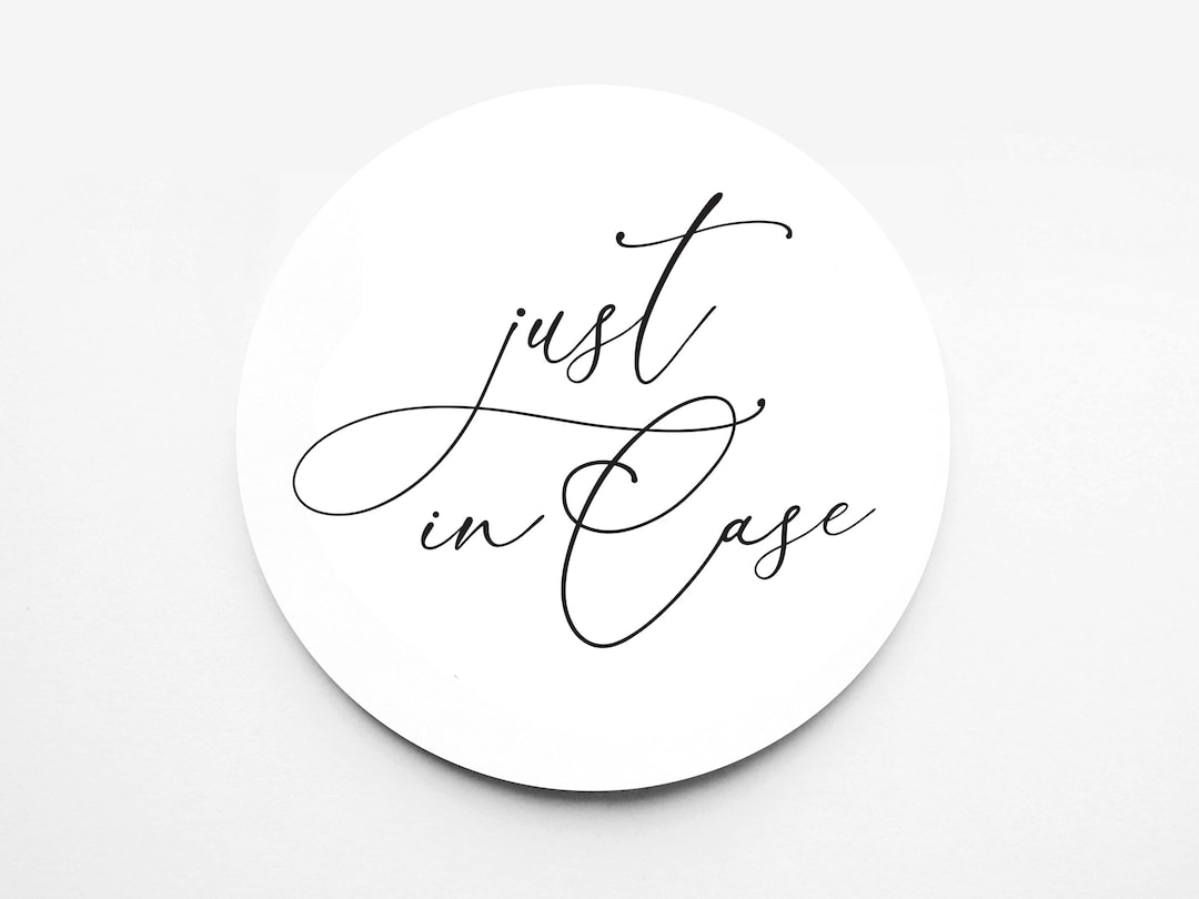 Just in Case Stickers - Recovery Kit Sticker Survival Kit Sticker ...