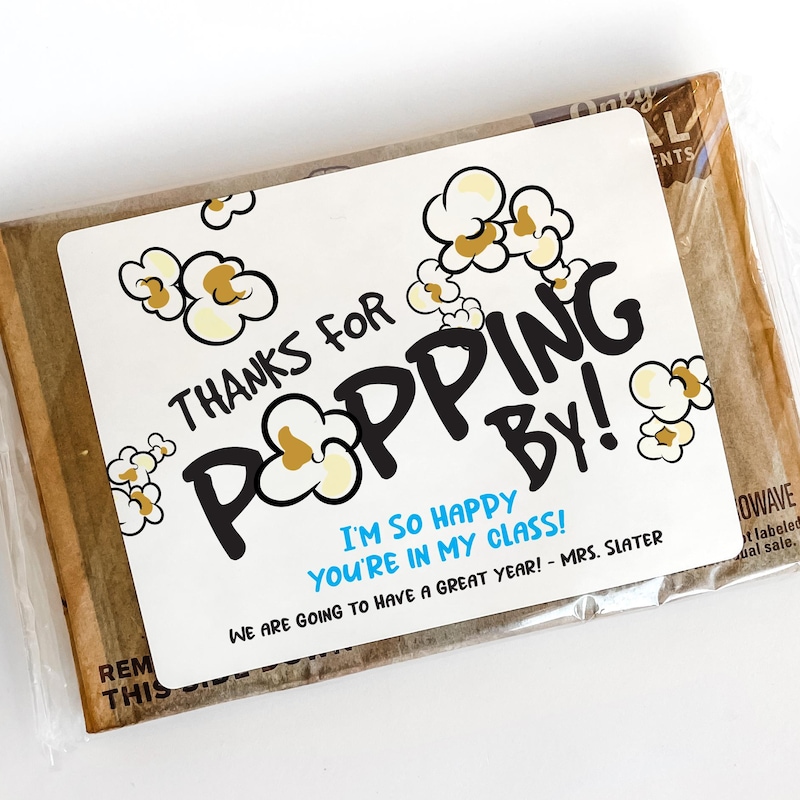 Popcorn Back to School - Etsy