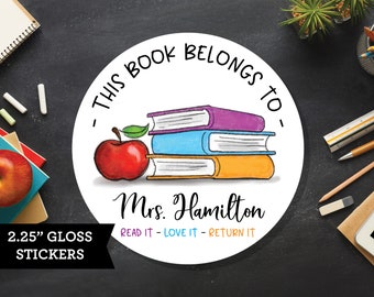 Book Belongs To | Etsy