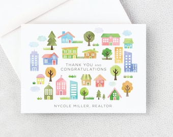 Closing Day Card, Thank You Card From Realtor, for Buyer, Happy Closing ...
