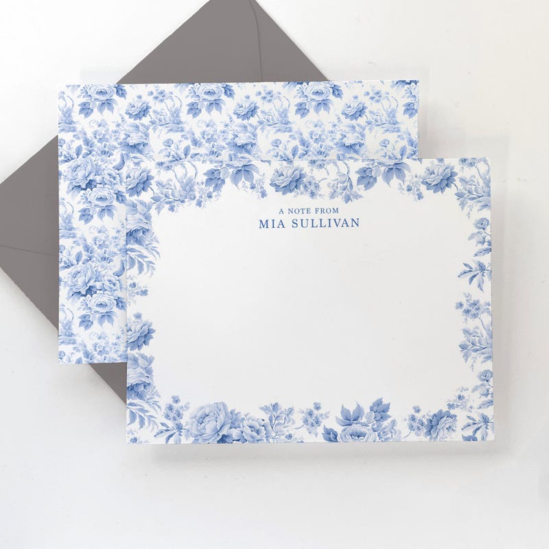 Toile Stationery - Etsy