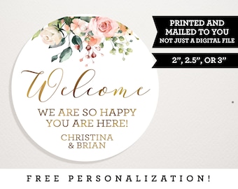 Welcome Bag Sticker | Etsy