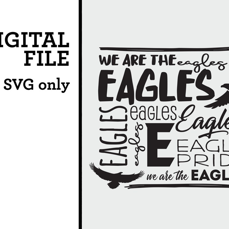 Eagle Mascot Svg - Etsy