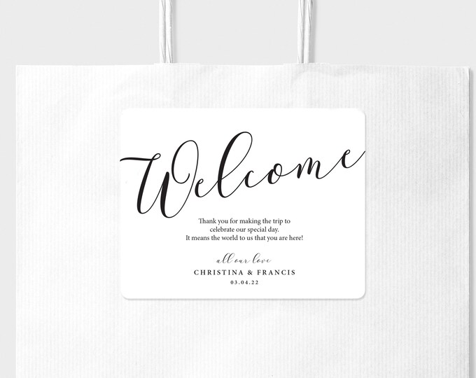 Front Door Welcome Decal, Cute Welcome Sticker Greeting for Home, House ...