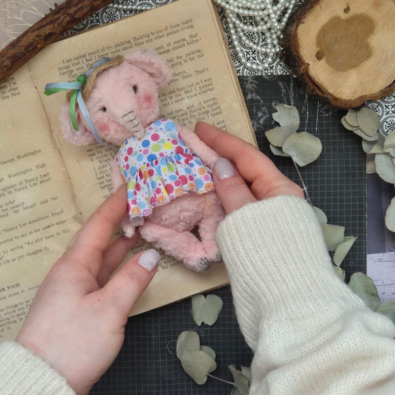 Teddy Elephant Pattern PDF – 16 Cm Stuffed Animal Sewing Pattern ...