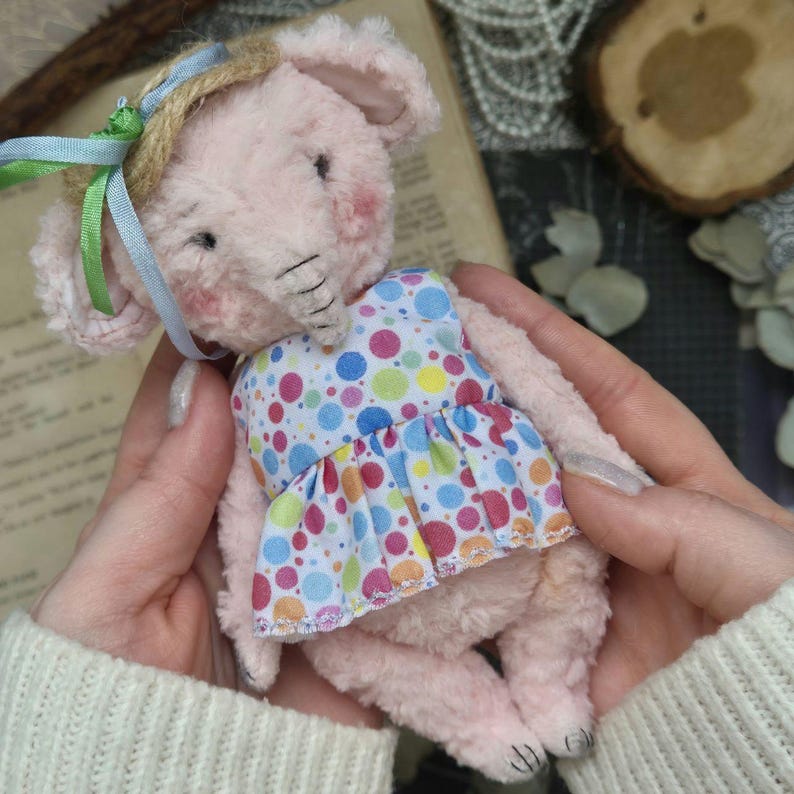 Teddy Elephant Pattern PDF – 16 Cm Stuffed Animal Sewing Pattern ...