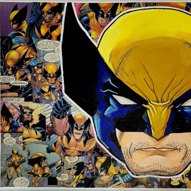 Comic Collage - Etsy