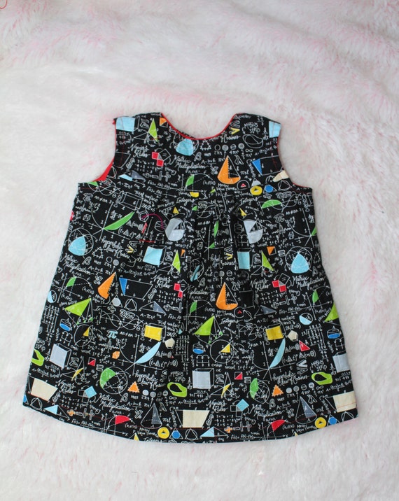 Toddler dress baby dress math gift math dress math | Etsy
