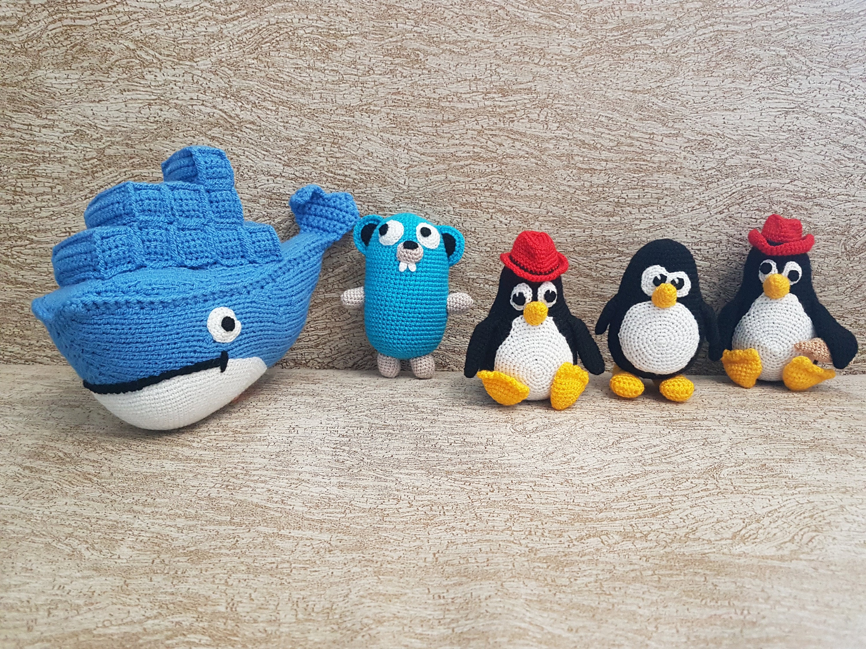 TUX - Linux Penguin (red Fedora Edition) - Etsy