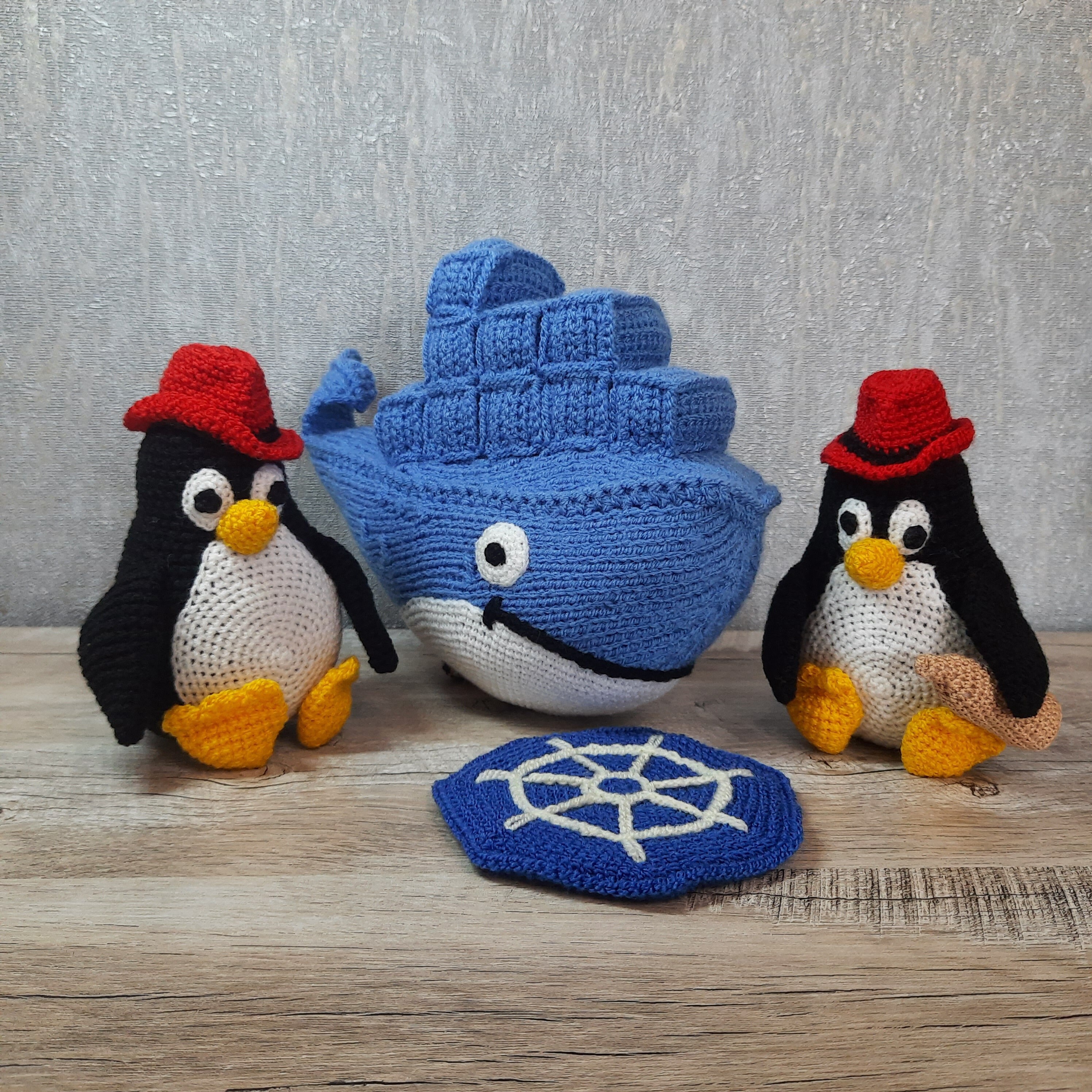TUX Linux penguin Red Fedora edition | Etsy