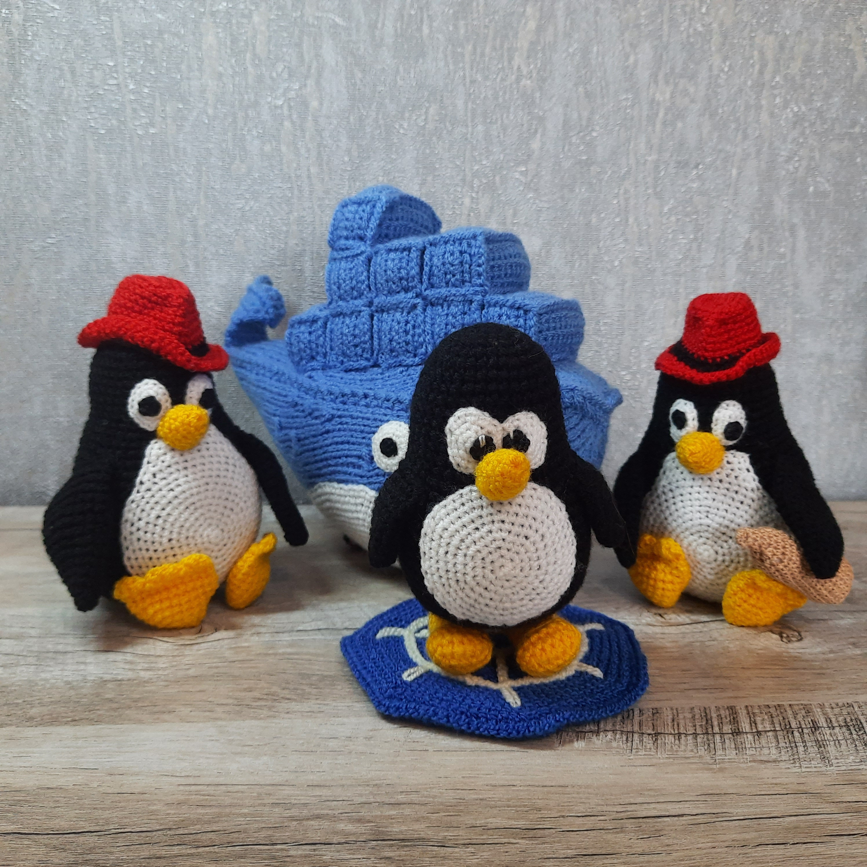 TUX Linux penguin Red Fedora edition | Etsy
