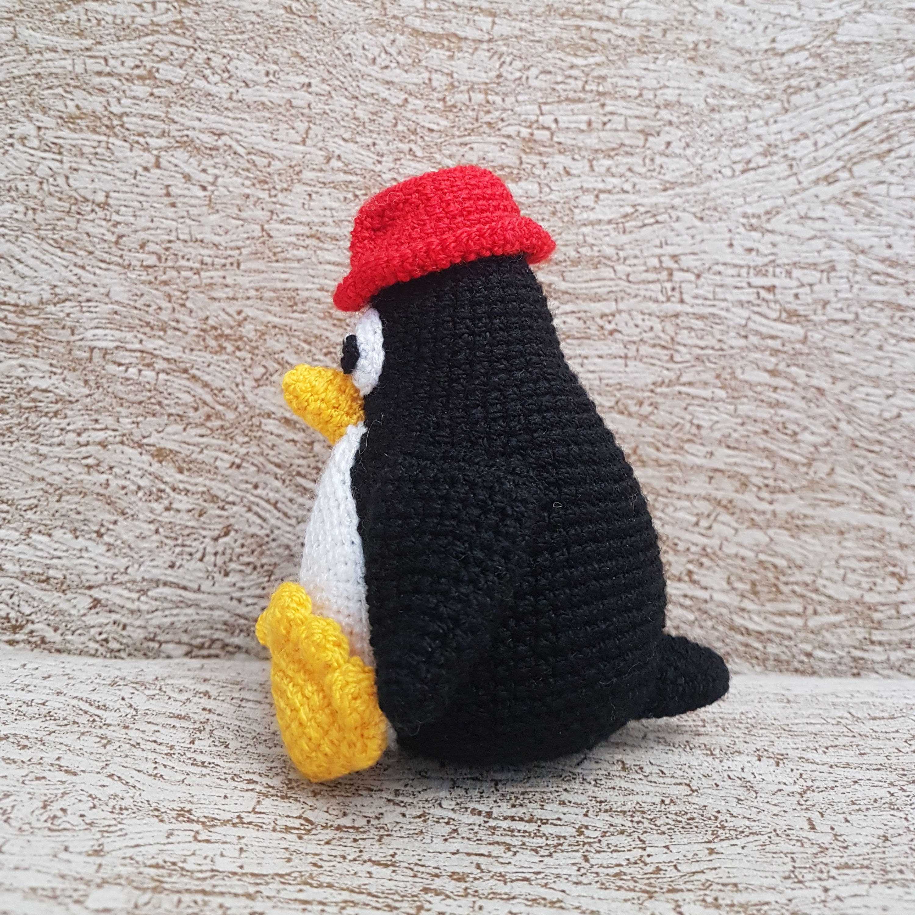 TUX - Linux Penguin (red Fedora Edition) - Etsy