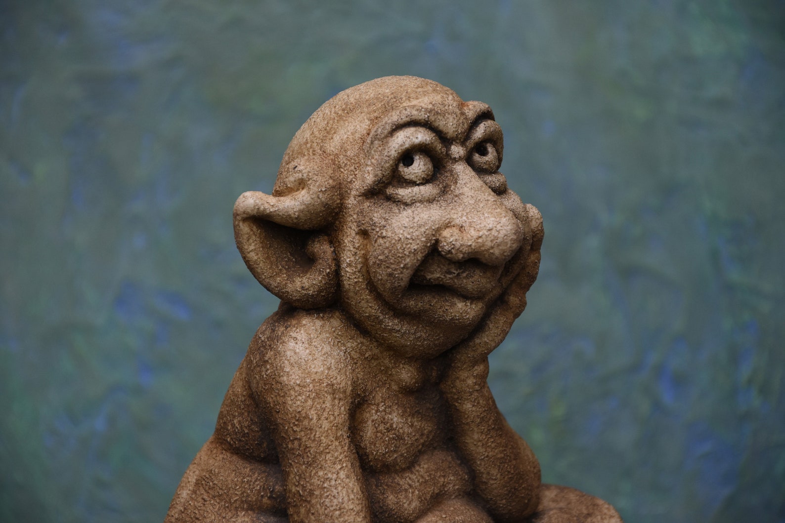 PATAT Gargoyle Gothic Statue Friendly Troll Feng Shui - Etsy