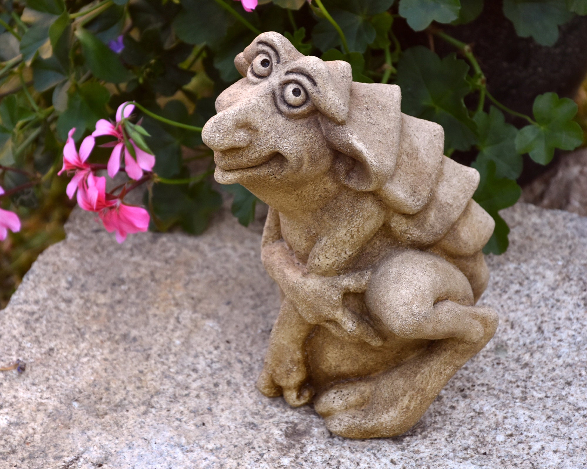 Stone Gargoyle PUCE Cute Troll Mischievous House Buddy | Etsy