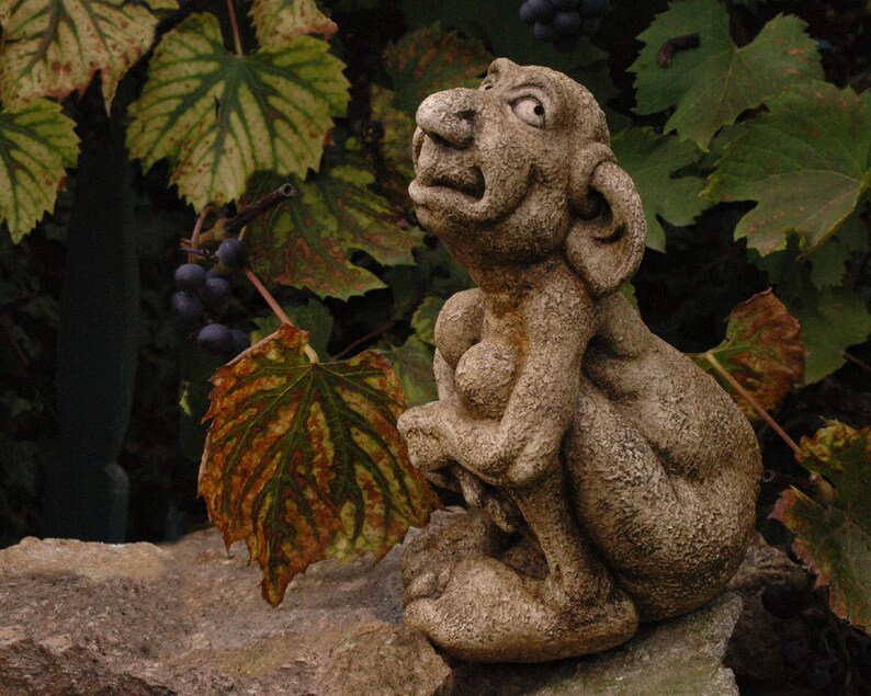MOESKE Gargoyle Statue Feng Shui Cute Troll - Etsy