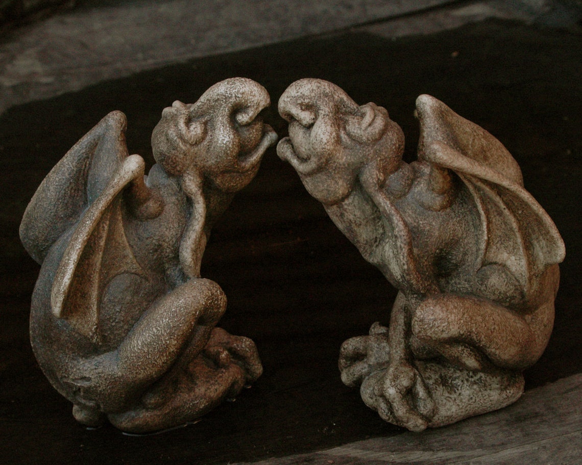 Flibidus Gargoyle Friendly Dragon Naughty Statue - Etsy