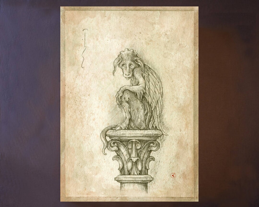 Gavroche Drawing Gicleeprint Fantasyart High Quality Fine Art Print A4 ...