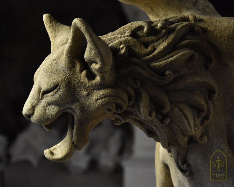 Chimera Gargoyle Statue Gothic Sculpture Garden Statue | Etsy