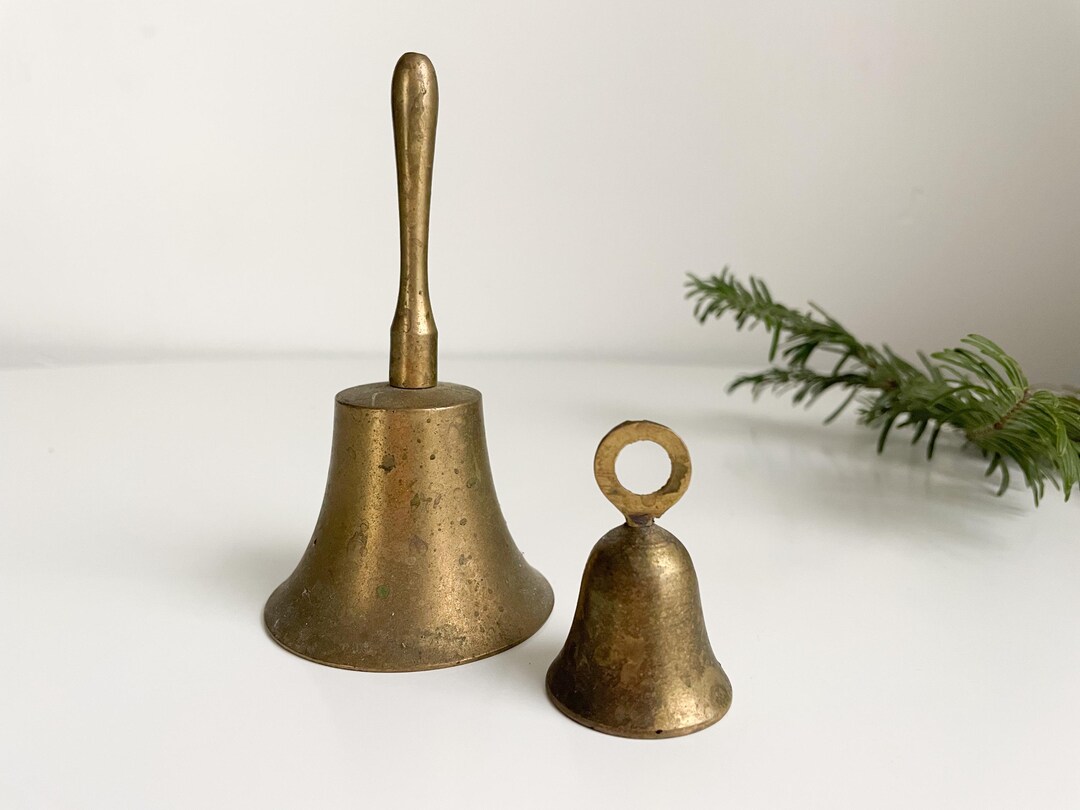 Antique Brass Bell Set - Etsy