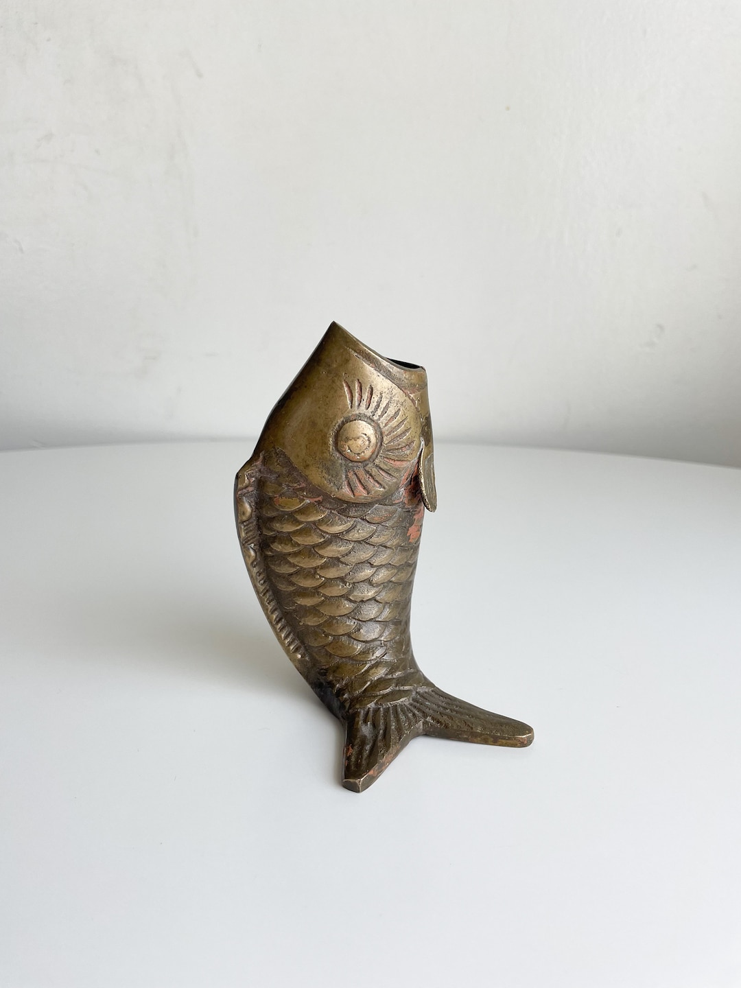 Vintage Brass Fish Decor - Etsy