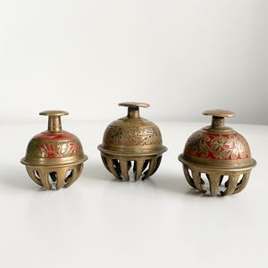 Vintage Brass Claw Bell, Small Brass Hand Bell for Wedding, Modern ...