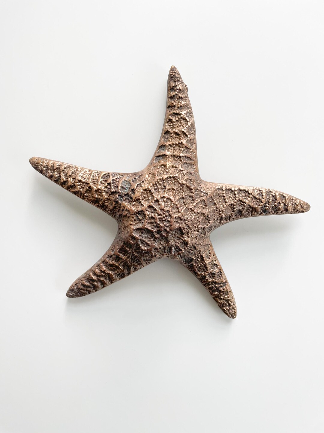 Brass Starfish Wall Hanging Coastal Home Decor, Nautical Metal Wall Art ...