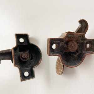 Vintage Brass Window Lock, Locking Sash Hardware for Old Home - Etsy