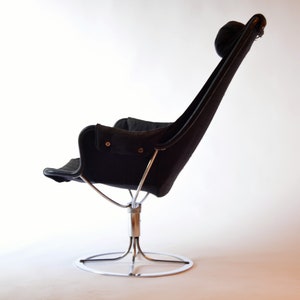 BRUNO MATHSSON Jetson Chair in Blue Canvas Upholstery - Etsy