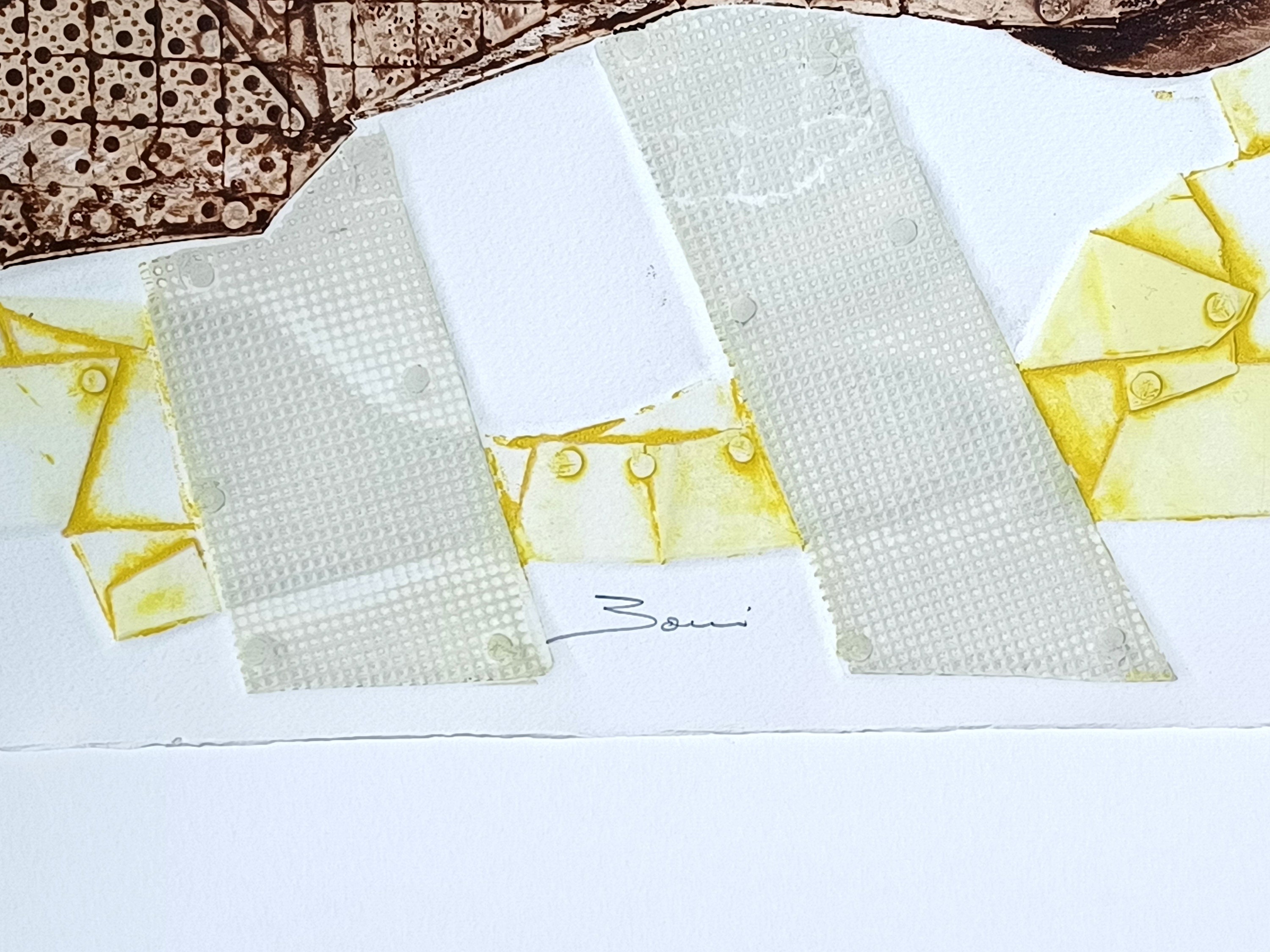 PAOLO BONI - Silent Valley - Vintage Graphisculpture Print - Etsy