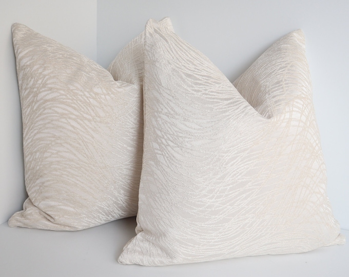 Velvet Ivory Animal Print Pillow Cover, Animal Throw Pillow, Home Decor ...