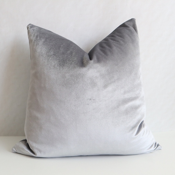 Silver Throw Pillow - Etsy
