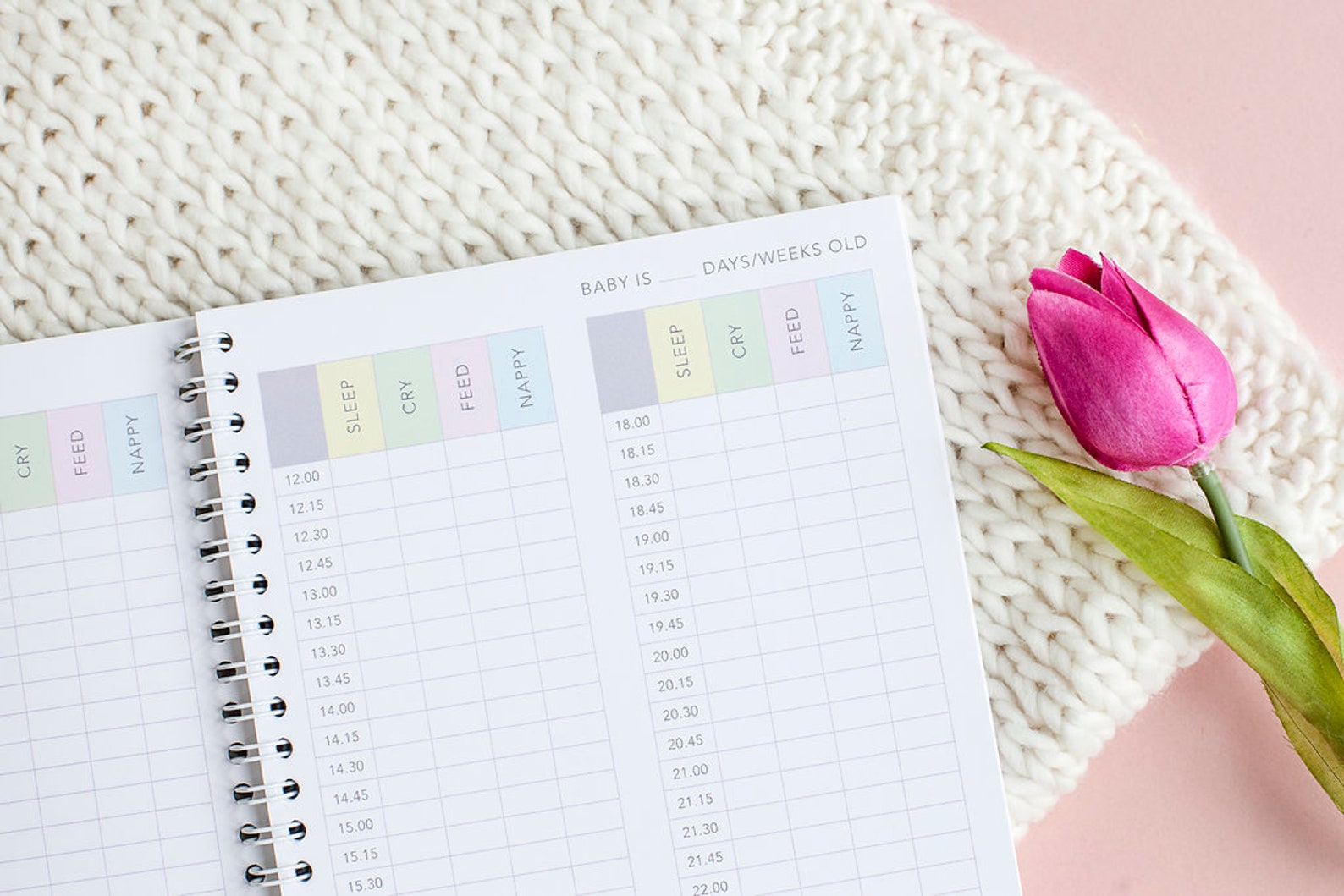 Baby Log Book baby diary baby journal baby book baby | Etsy