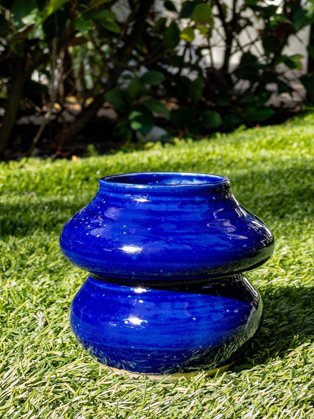 Blue Bubble Vase - Etsy