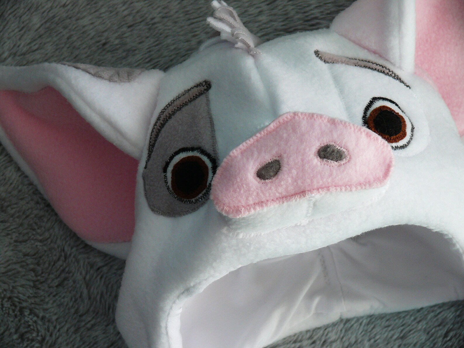 Pua Hat, Pig Hat, Moana, Vaiana, Pua Costume, Pig, Fleece Hat - Etsy