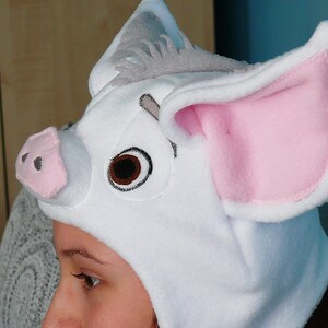 Pua Hat, Pig Hat, Moana, Vaiana, Pua Costume, Pig, Fleece Hat - Etsy