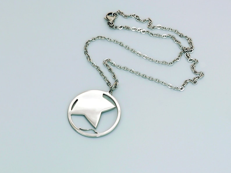 Kiss Band Necklace Kiss Band Logo Pendant, Stainless Steel Rock Jewelry ...