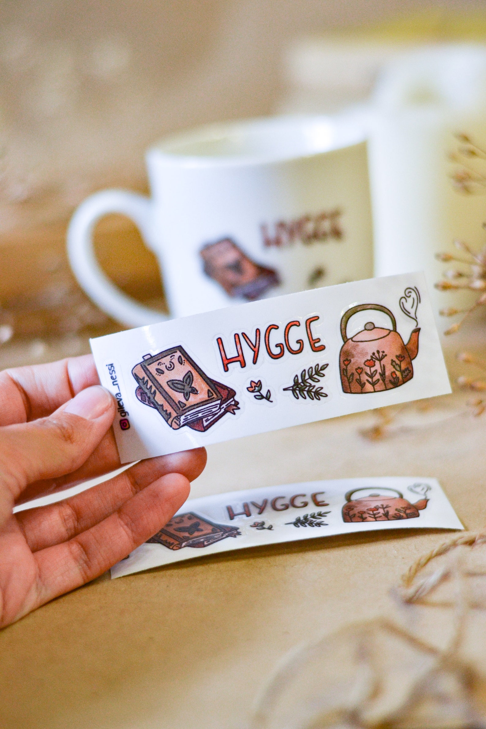 Hygge Stickers, Nature Stickers, Fall Stickers, Cozy Stickers, Autumn ...