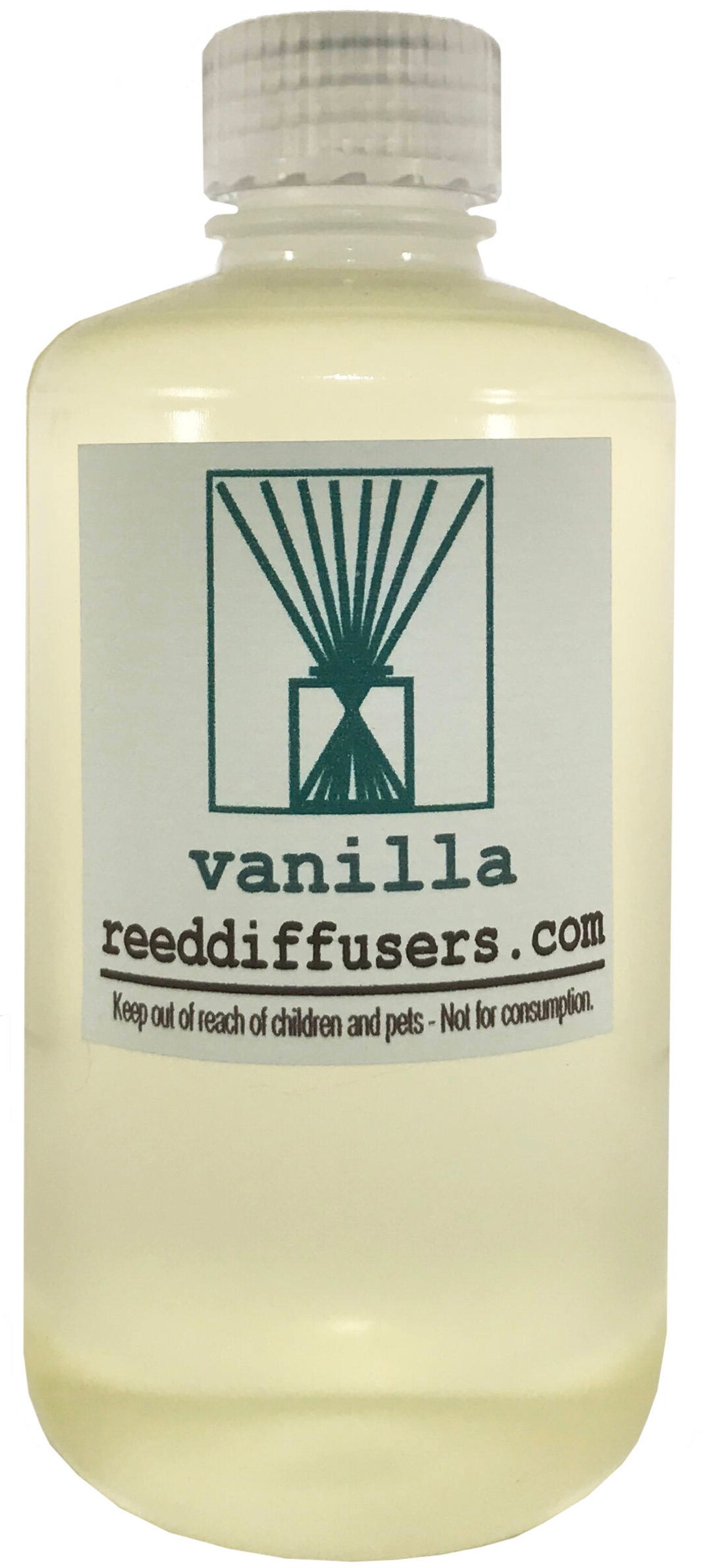 8 Oz Vanilla Fragrance Reed Diffuser Oil Refill With Reeds- Made in the ...