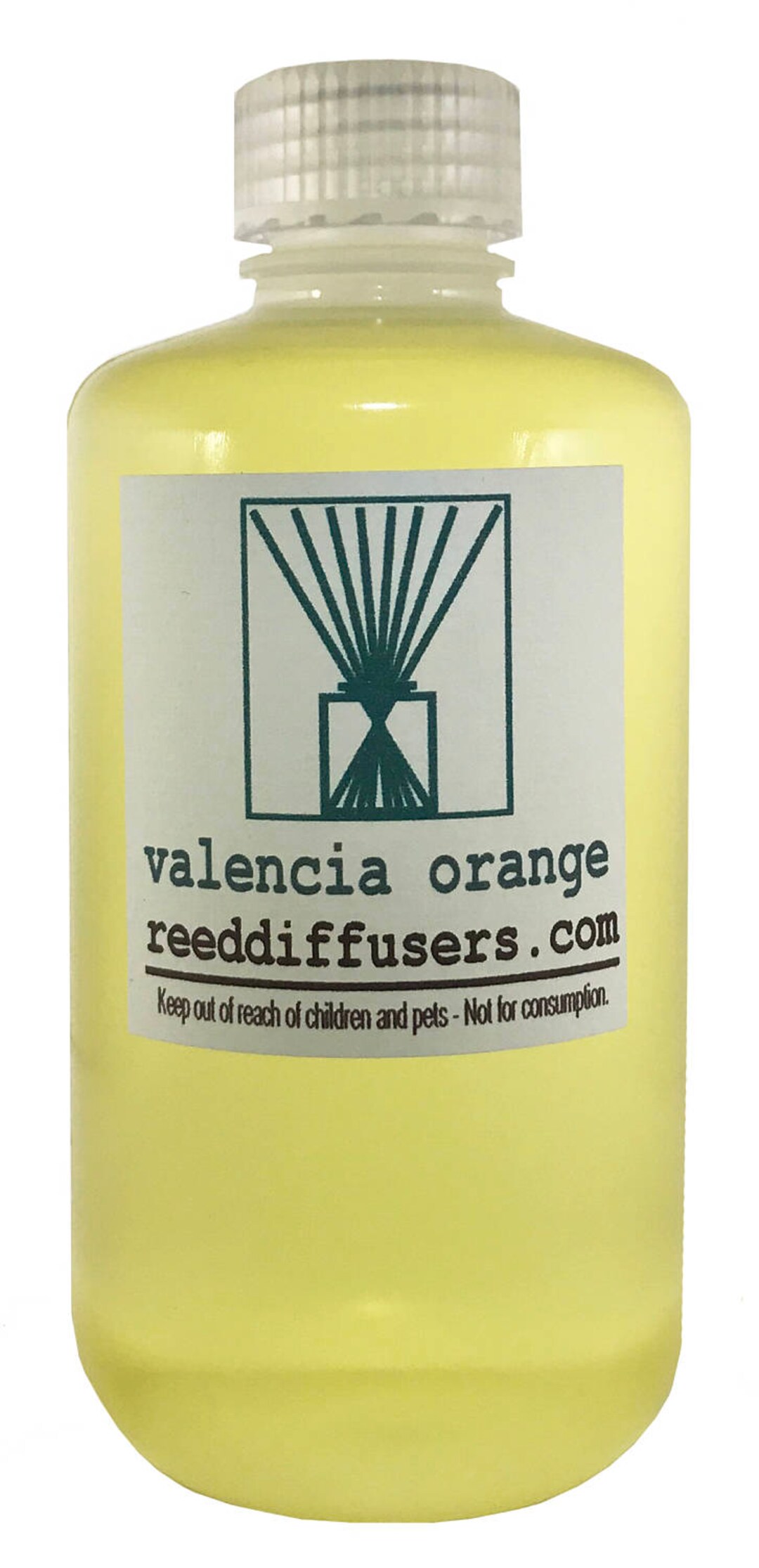 8 Oz Valencia Orange Fragrance Reed Diffuser Oil Refill With Reeds ...