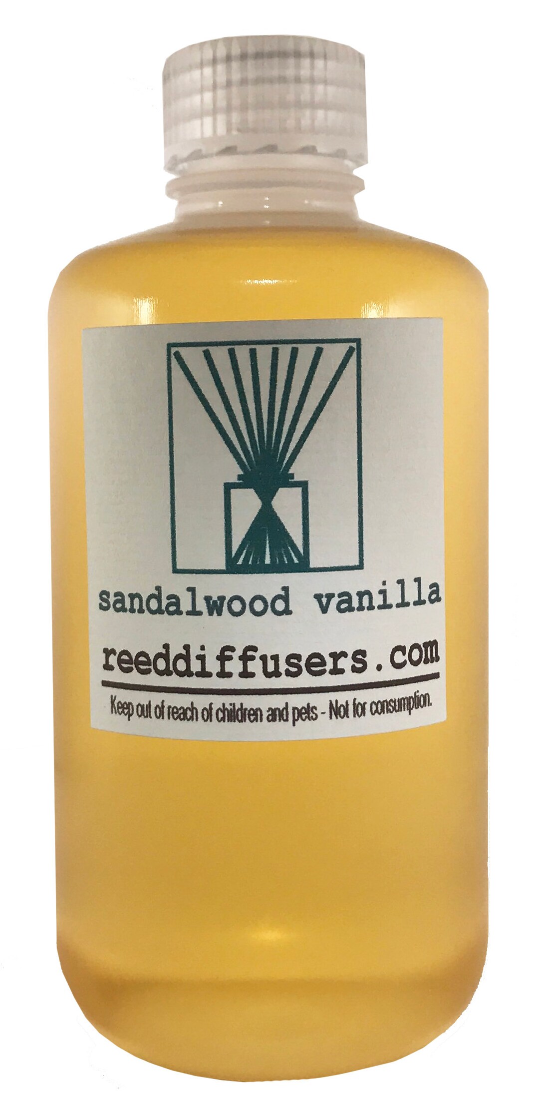 16 Oz Sandalwood Vanilla Fragrance Reed Diffuser Oil Refill - Made in ...