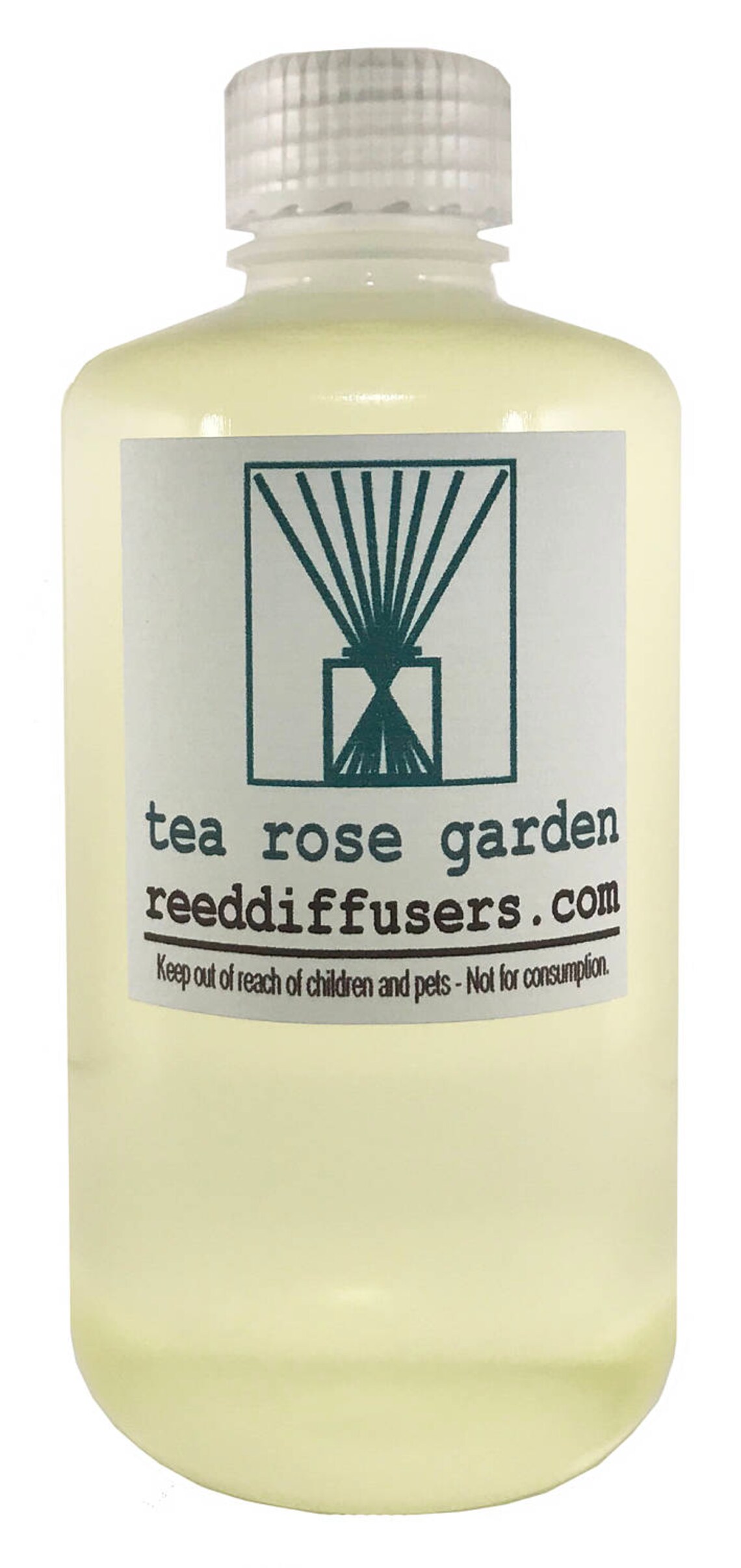 8 Oz Tea Rose Garden Fragrance Reed Diffuser Oil Refill Made | Etsy