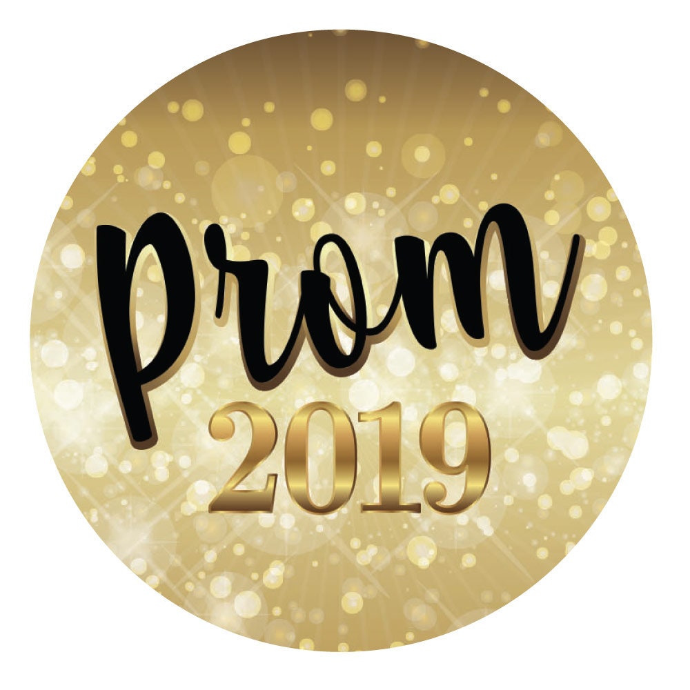 Prom 2019 printed stickers 30mm or 60mm dia for invitations | Etsy