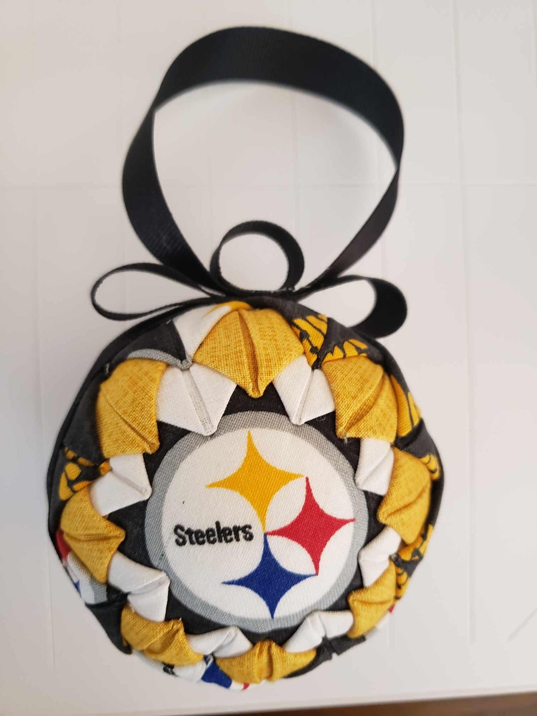 Pittsburgh Steelers Christmas Bulb From Fabric New Holiday Decorations ...