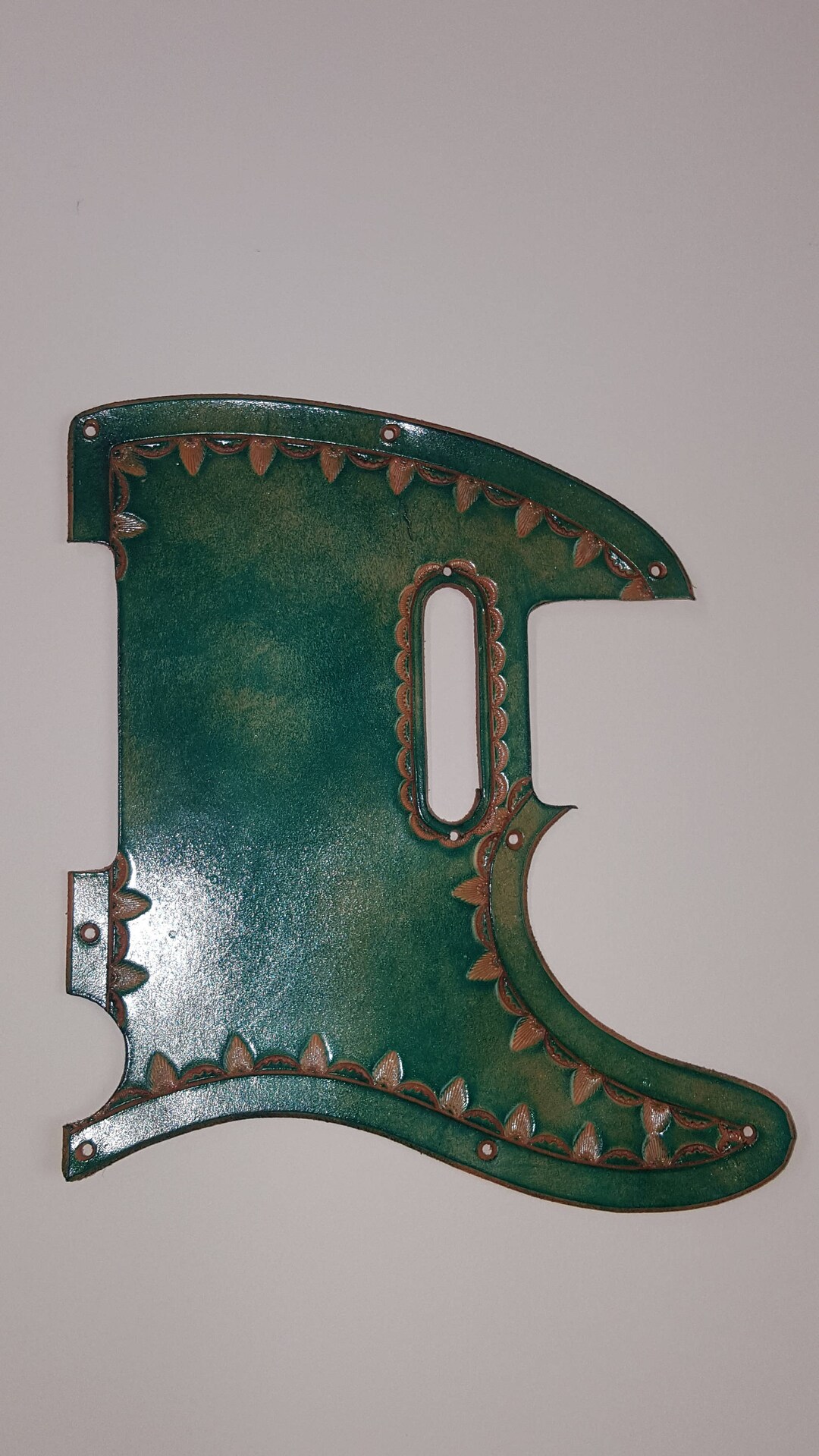 Leather Pickguard Telecaster Guitar Handtooled Leather New "borders ...
