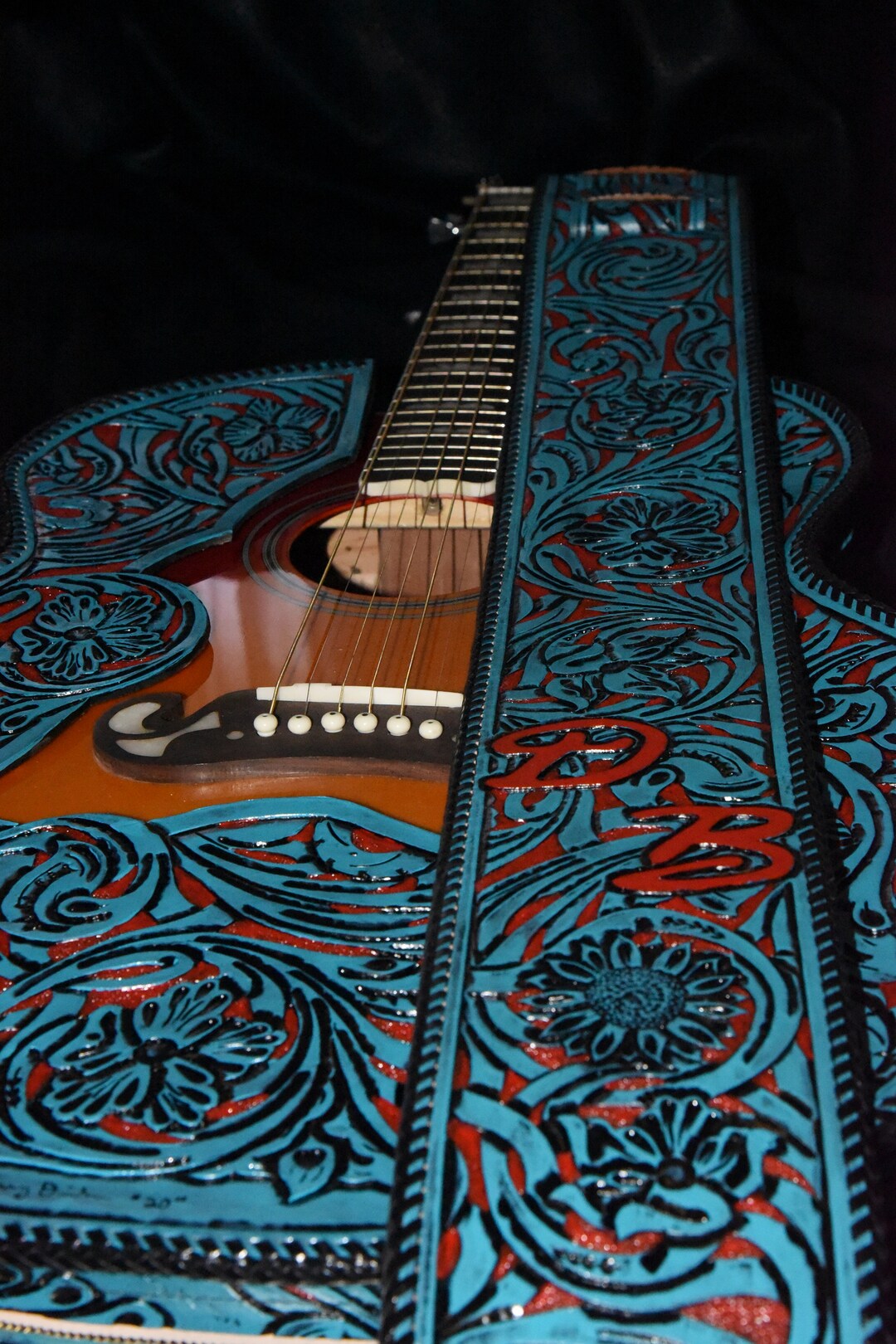 J200 or Any Acoustic Guitar Wrap and Custom Strap Custom to Any Design ...