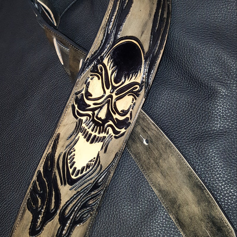Skull Guitar Straps - Etsy