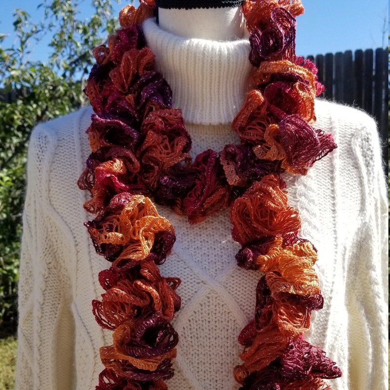 Ruffle Scarf Pattern - Etsy