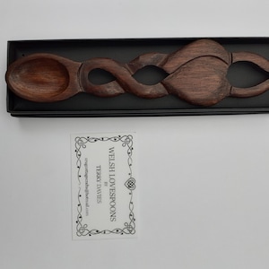 Hand Made Oak Welsh Love Spoon 8F Dark - Etsy